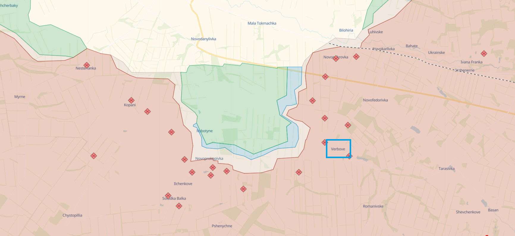 Ukrainian counteroffensive - Ukrainian military advances near Verbove ...