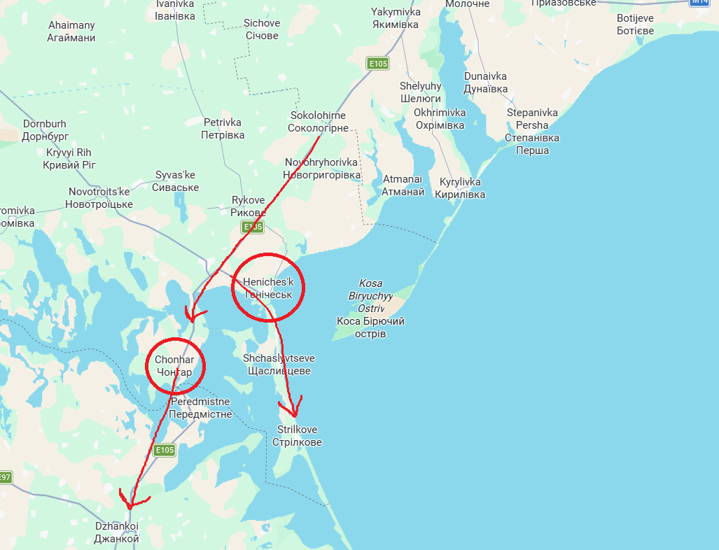 Russia loses another crucial supply route to Crimea following Chonhar ...