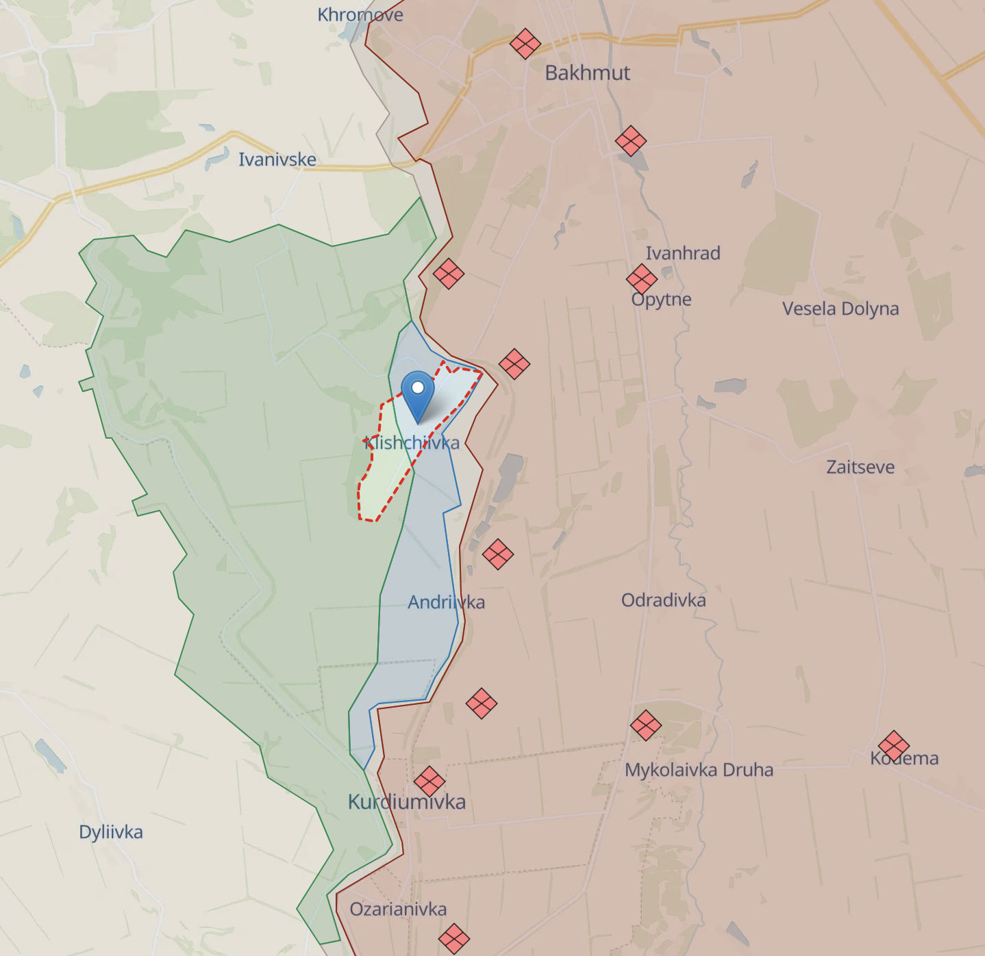 Liberation of Klishchiivka, Donetsk region - Battle for the village on ...