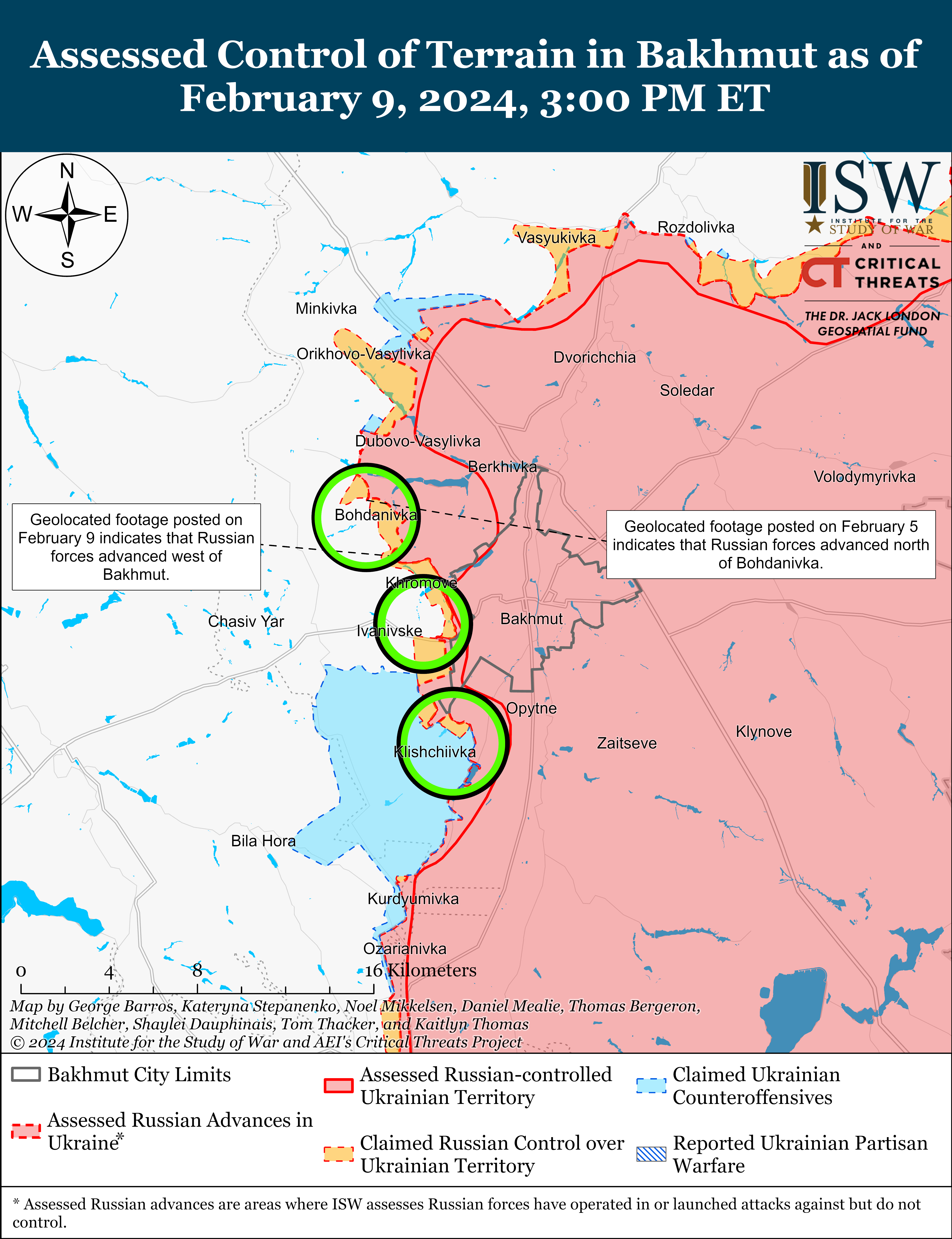 Ukraine war maps February 9 | RBC-Ukraine