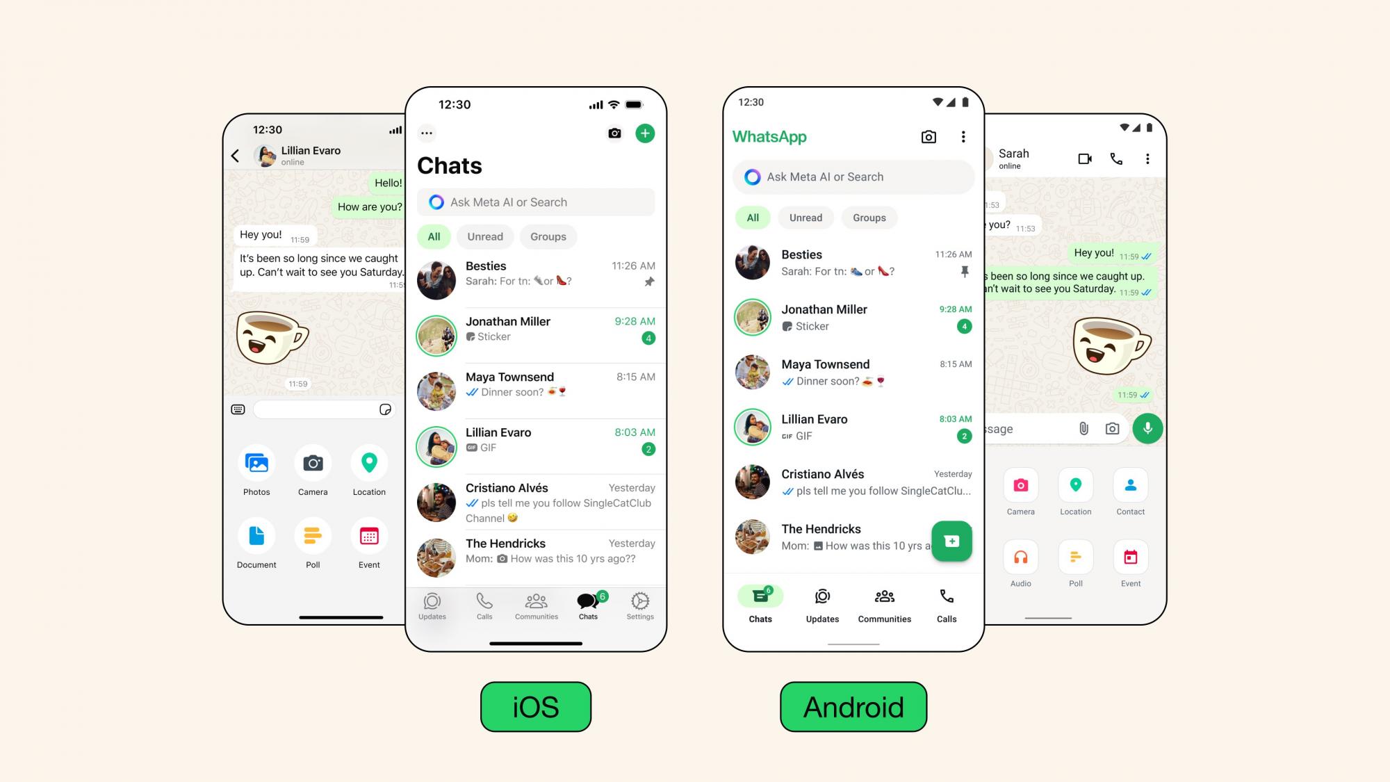 Whatsapp Overhauls Design For Android And Ios Rbc Ukraine