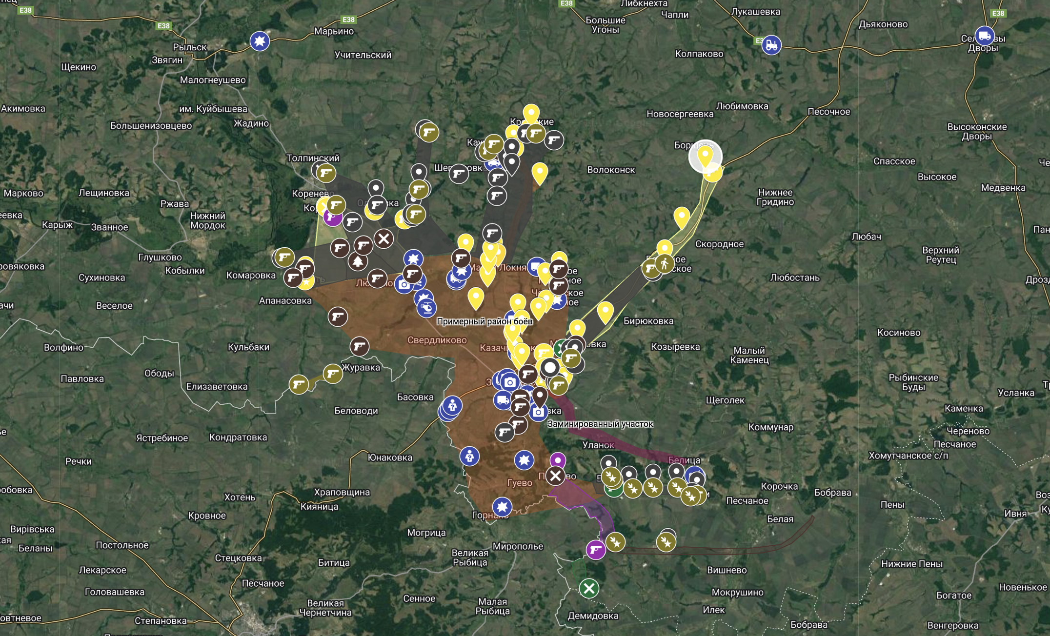 Ukraine incursion into Russia's Kursk region as of Aug. 14 - Newly ...