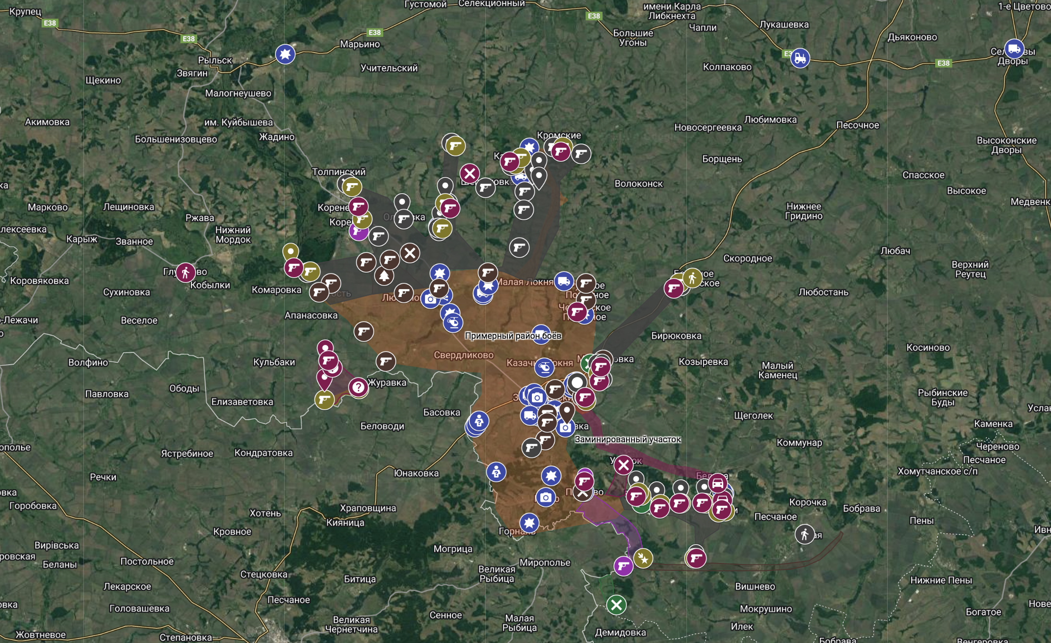 Ukraine's incursion into Russia's Kursk region - Updated battle maps ...