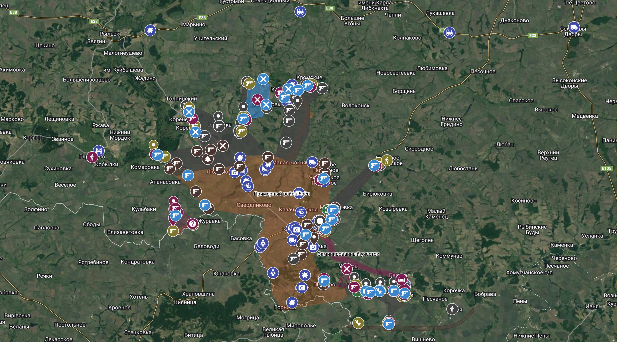 Ukraine's incursion into Russia's Kursk region - Updated battle maps ...