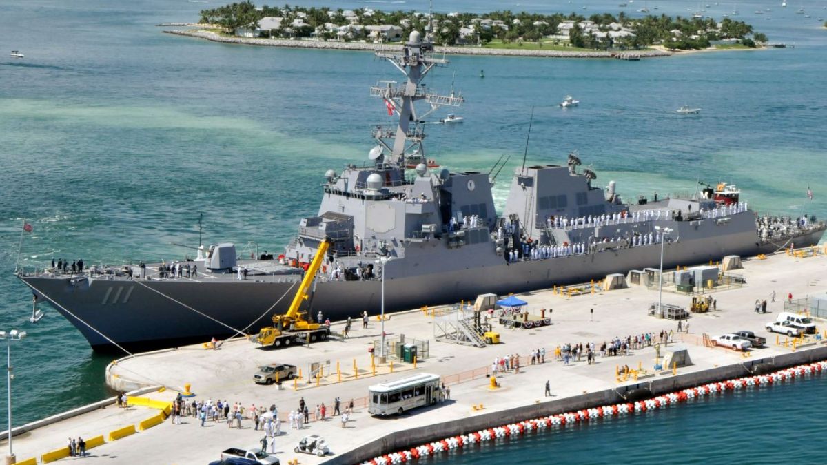 Navy Destroyer Southern Border Mission